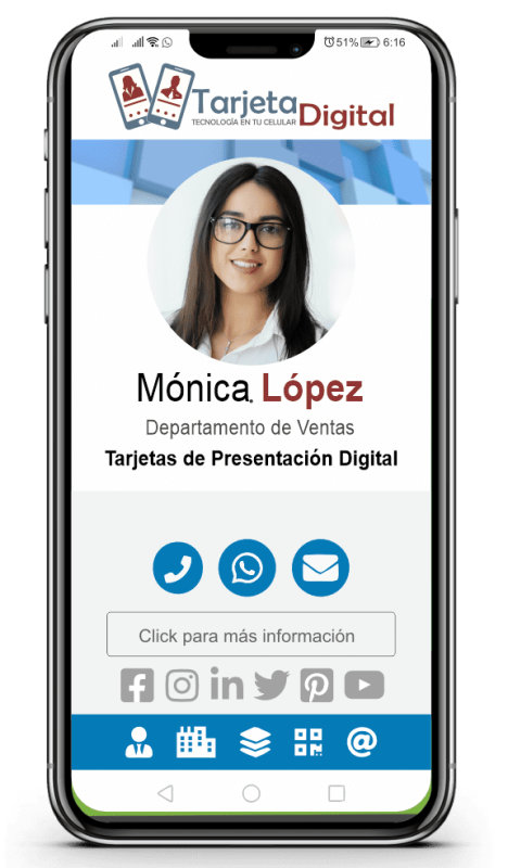 Tarjeta de Presentación Digital – Corporativa – Artículos Publicitarios RyM